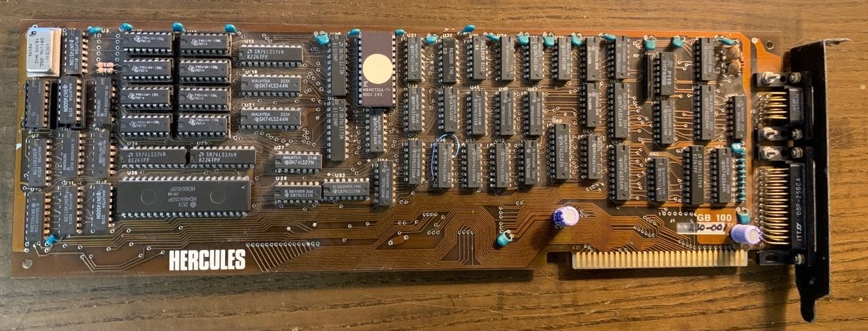 Hercules, la tarjeta gráfica que nació de la necesidad - MS-DOS Club